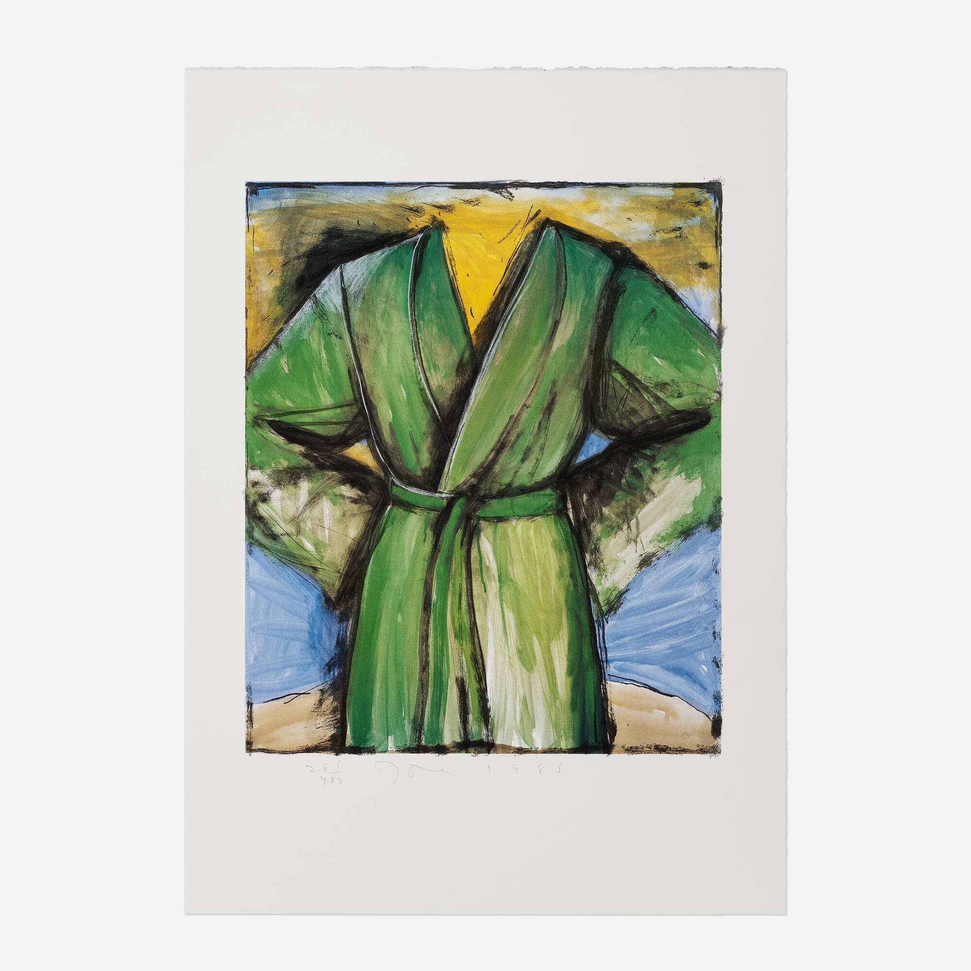 Jim Dine | The Mighty Robe (from the Astra Suite portfolio) (1985 ...