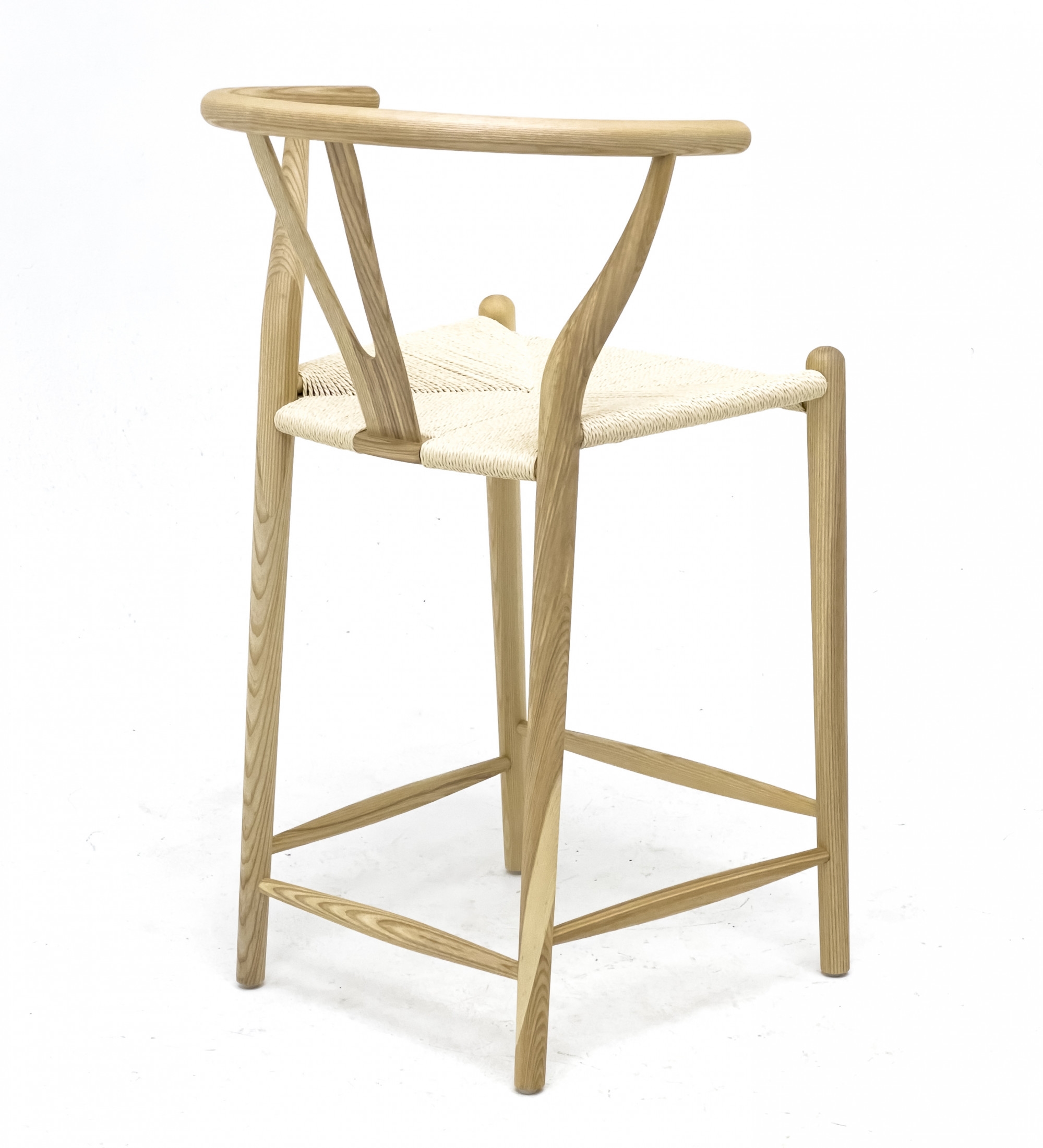 Hans J. Wegner | Hans Wegner Style Wishbone Bar Stools, Group of 6 ...