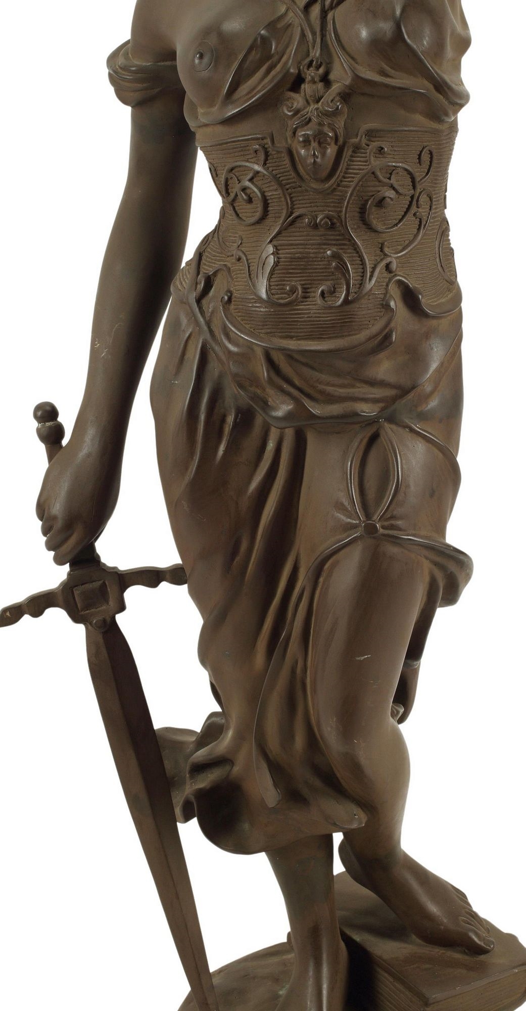 Alois Mayer | AFTER ALOIS MAYER BRONZE SCULPTURE JUSTICE, 56H | MutualArt