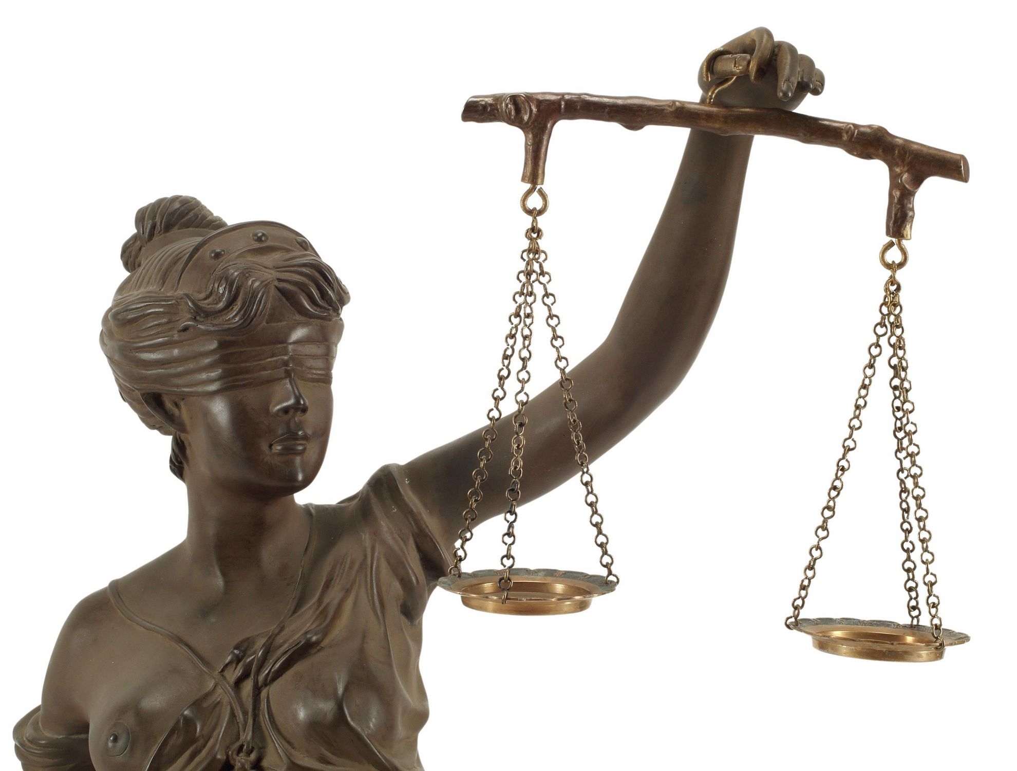 Alois Mayer | AFTER ALOIS MAYER BRONZE SCULPTURE JUSTICE, 56H | MutualArt