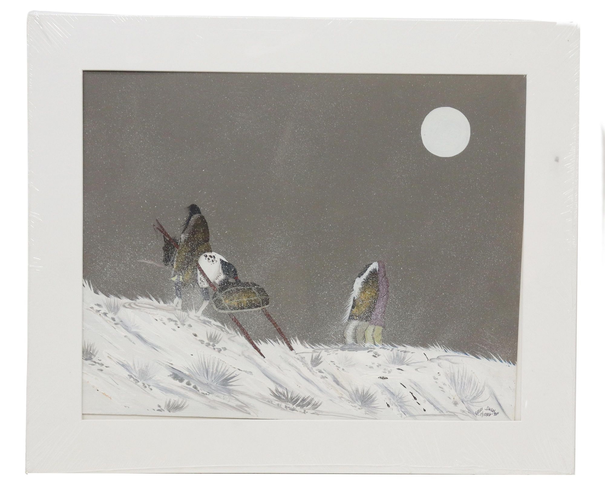 Geri Darby | (3) GERI DARBY NATIVE AMERICAN GOUACHE PAINTINGS (20 ...