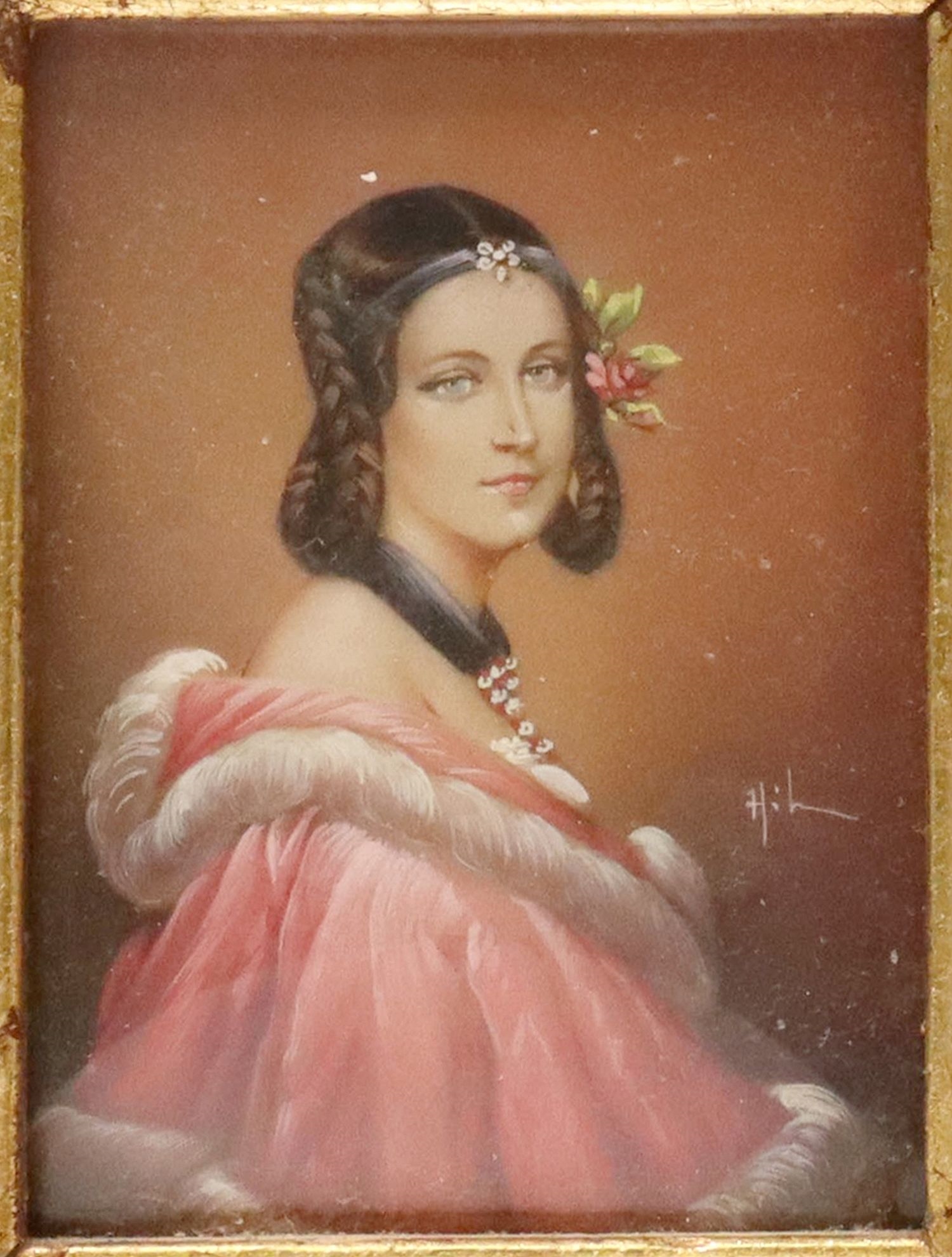 French School | MINIATURE BOURGEOISE WOMAN PORTRAITS | MutualArt