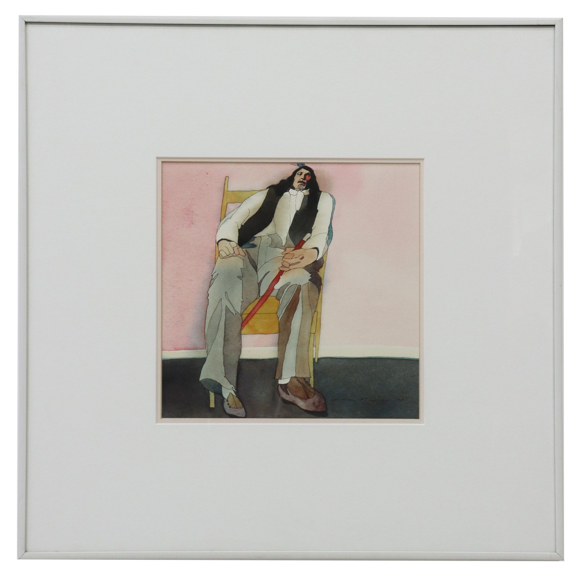 Sari Staggs | Seated Native American (1981) | MutualArt
