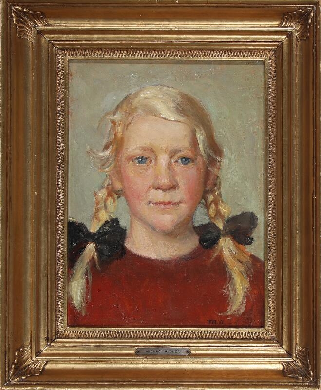 Michael Peter Ancher | Portrait of the fisherman Fedder's daughter ...