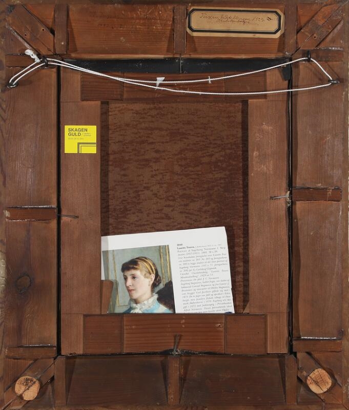 Laurits Regner Tuxen | Portrait of Ingeborg Normann b (1853) | MutualArt