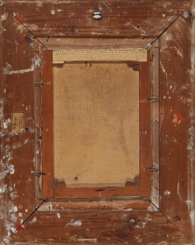 Adolph Böhm | Street scenery with a mosque | MutualArt