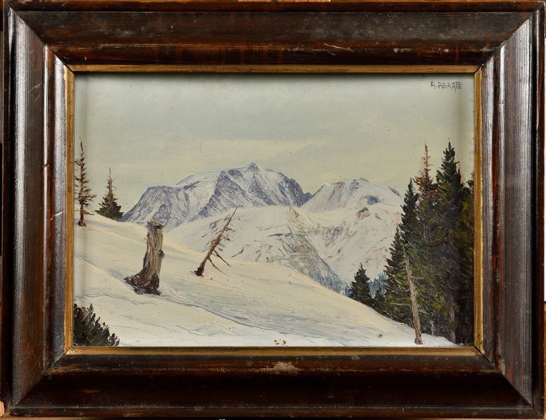 Angelo Abrate | Temps gris sur le Mont Blanc, Sallanches | MutualArt