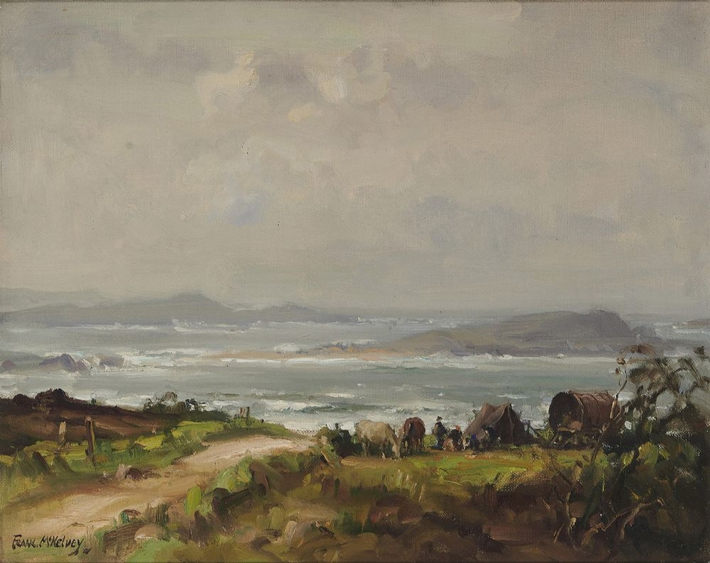 Frank McKelvey | THE GYPSY CAMP | MutualArt