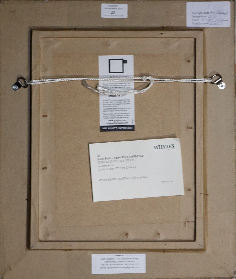 John Butler Yeats | PORTRAIT OF LILY YEATS | MutualArt