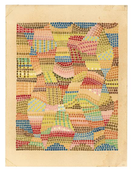 Gunta Stolzl | Design for a double weave carpet. | MutualArt