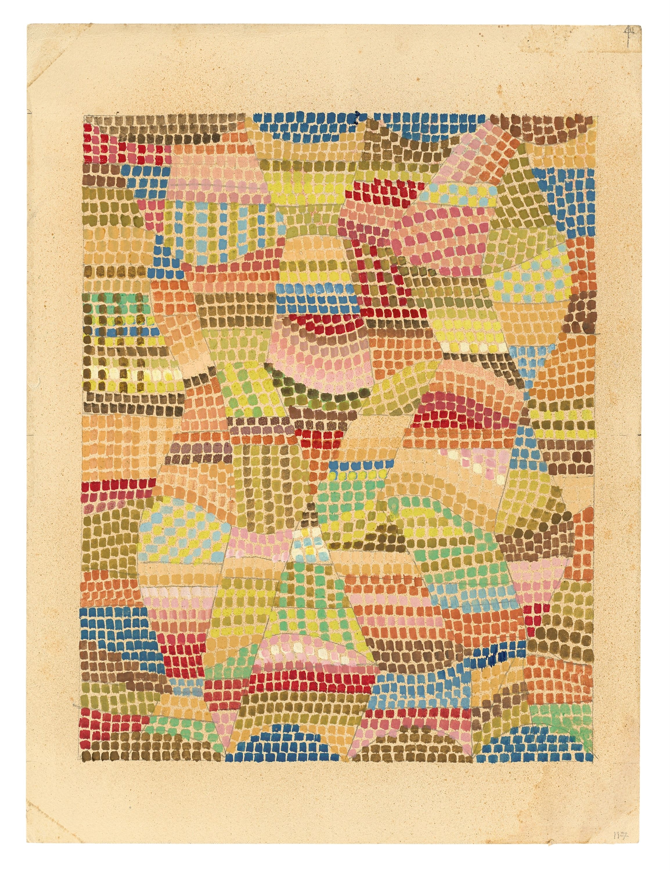 Gunta Stolzl | Design for a knotted carpet / various designs. (1923 ...