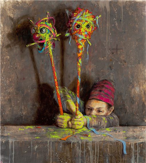 Jonas Burgert | ”Haupter”. (2011) | MutualArt
