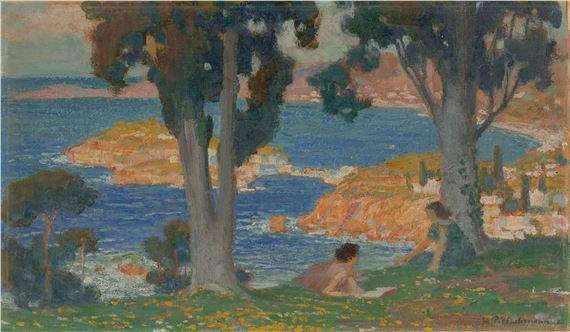 Ernst Max Pietschmann | Woman in profile facing left with a flower in ...