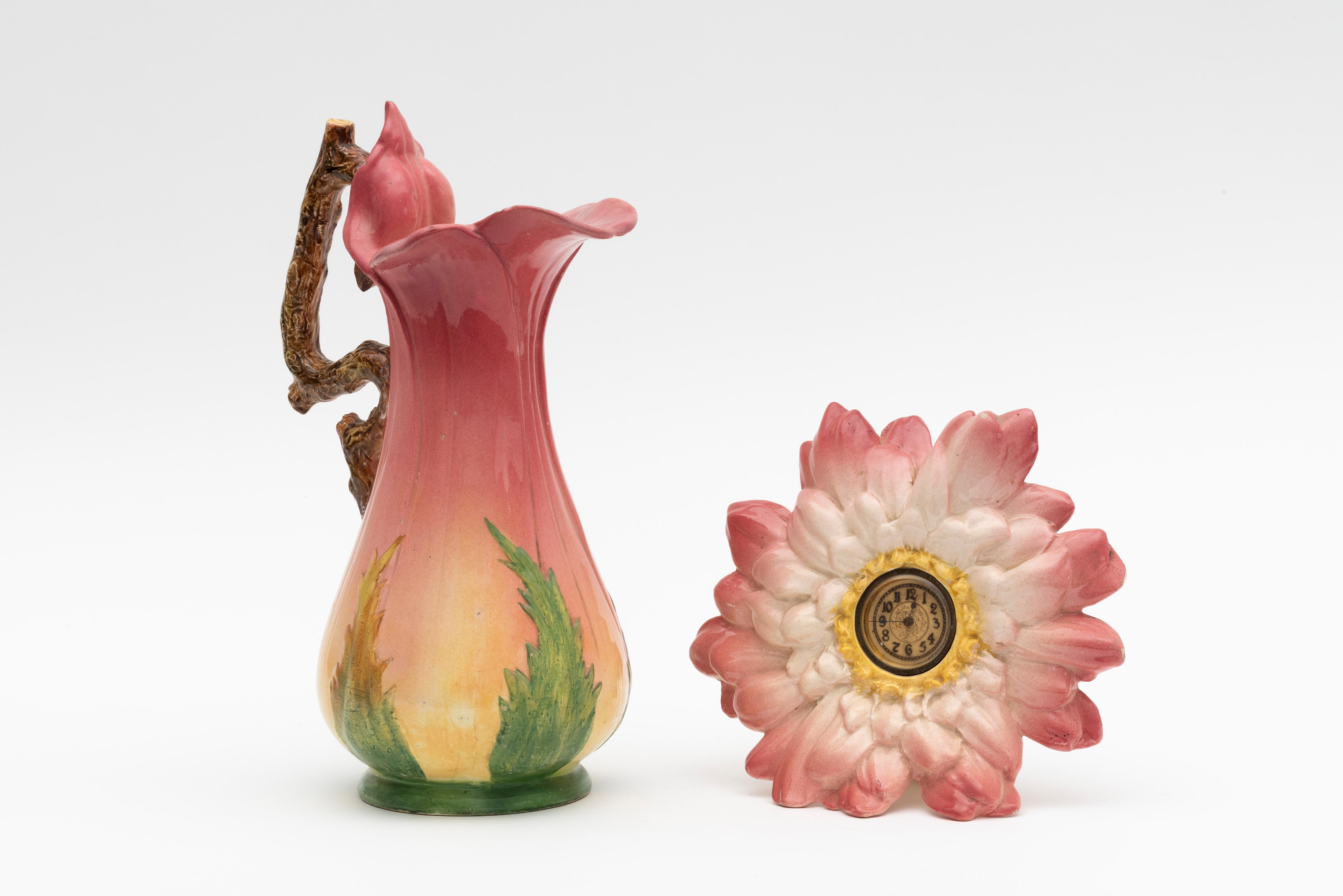 Delphin Massier | Ensemble comprenant un pichet et une horloge en ...