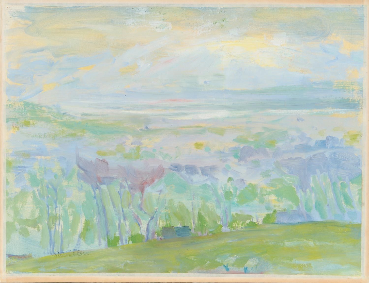 Sheila McClean | WINTER SUNSET, LOUGH SWILLY | MutualArt