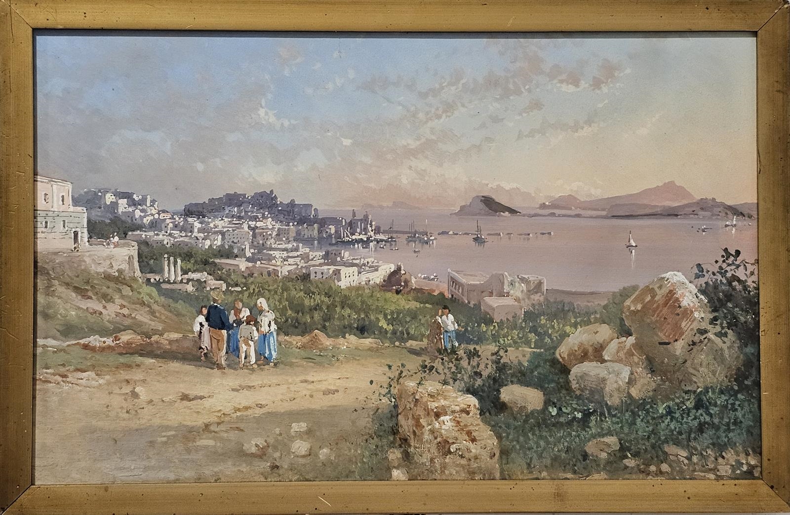 Guglielmo Giusti | Veduta di Pozzuoli | MutualArt