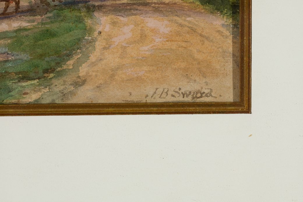 James Brade Sword | Coastal Village with Cattle | MutualArt