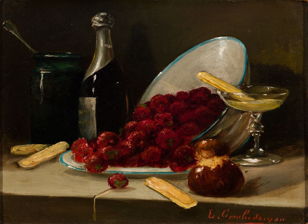 French School, 19th Century | Still Life with Strawberries and ...