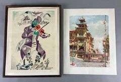 Marc Chagall | Marc Chagall Green Violinist and Don Davey Chinatown ...