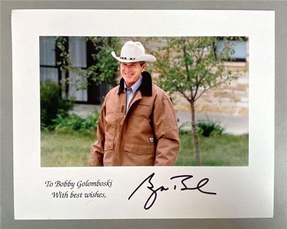 George W. Bush | President George W. Bush Signed Photograph | MutualArt