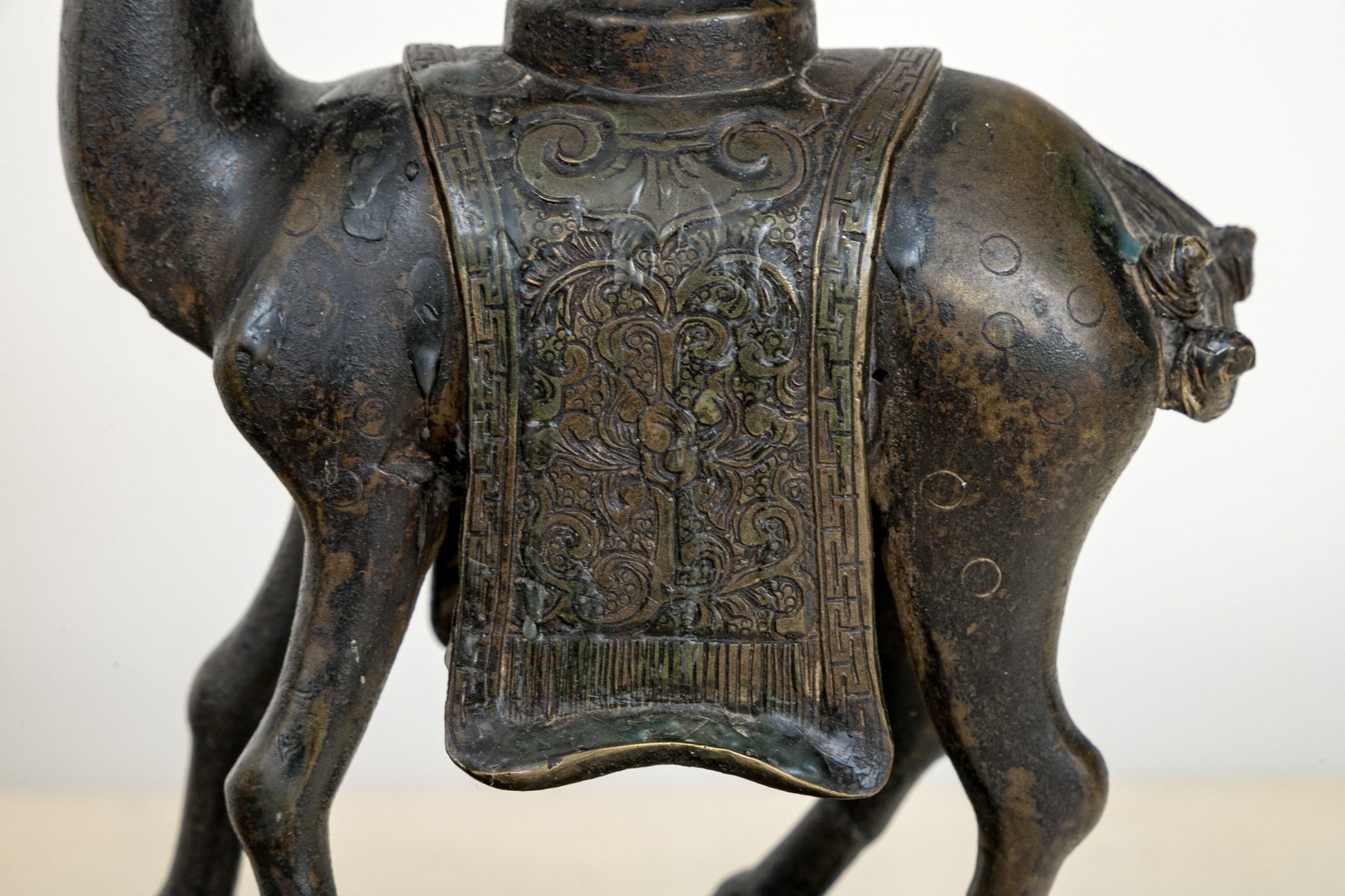 Albrecht Dürer | Antique Chinese Bronze Figural Altar Stick (19th ...