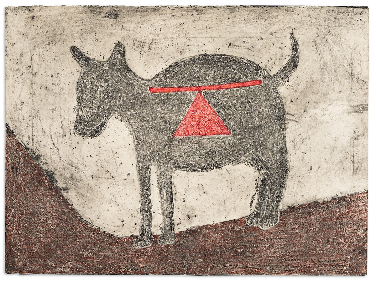 Rufino Tamayo | El Perro Mueve la Cola. (1974) | MutualArt