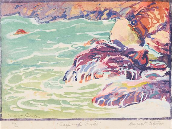 Margaret Jordan Patterson | Surf and Rocks (1915 - 1920) | MutualArt
