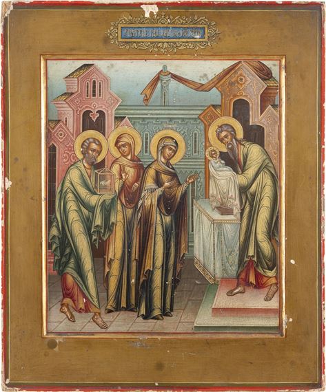 Osip Semenovich Chirikov | THE PRESENTATION OF CHRIST IN THE TEMPLE (19th Century) | MutualArt