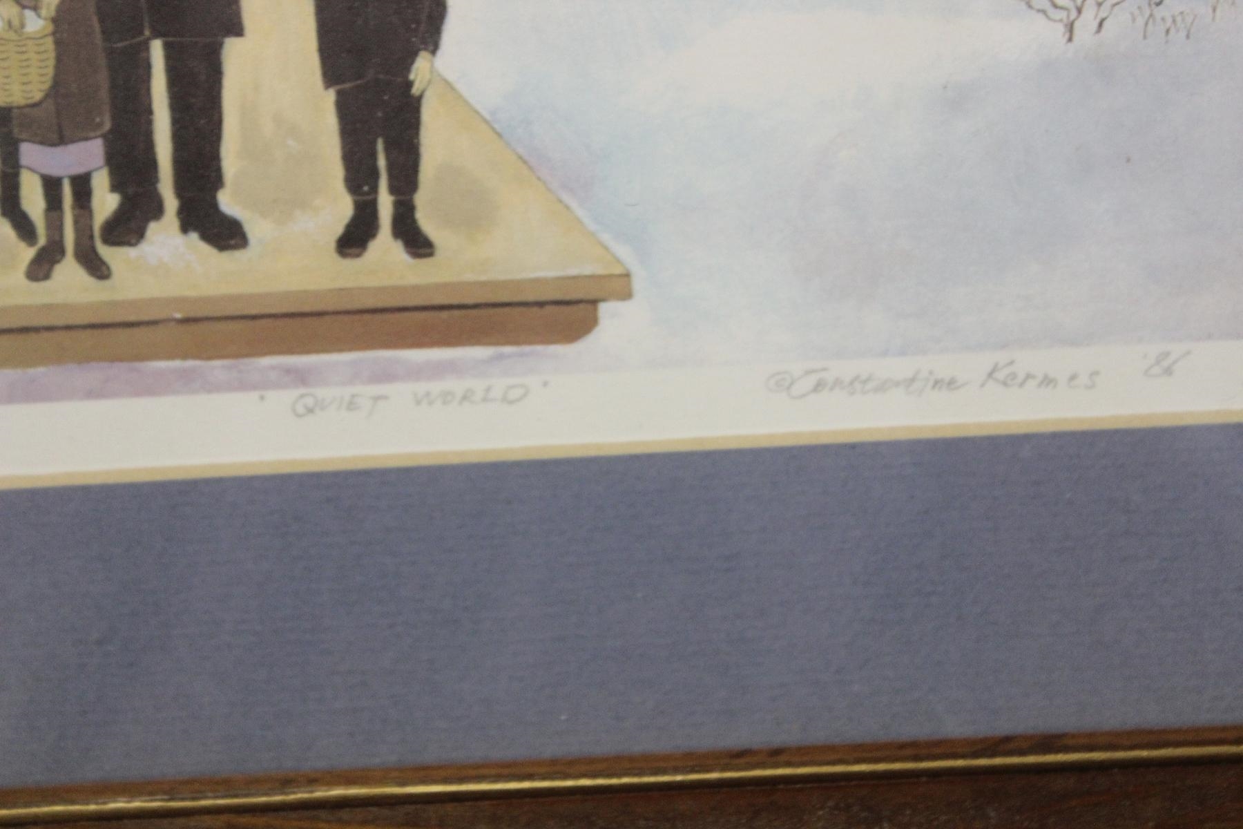 Constantine Kermes | A Signed Print/Lithograph by Constantine Kermes ...