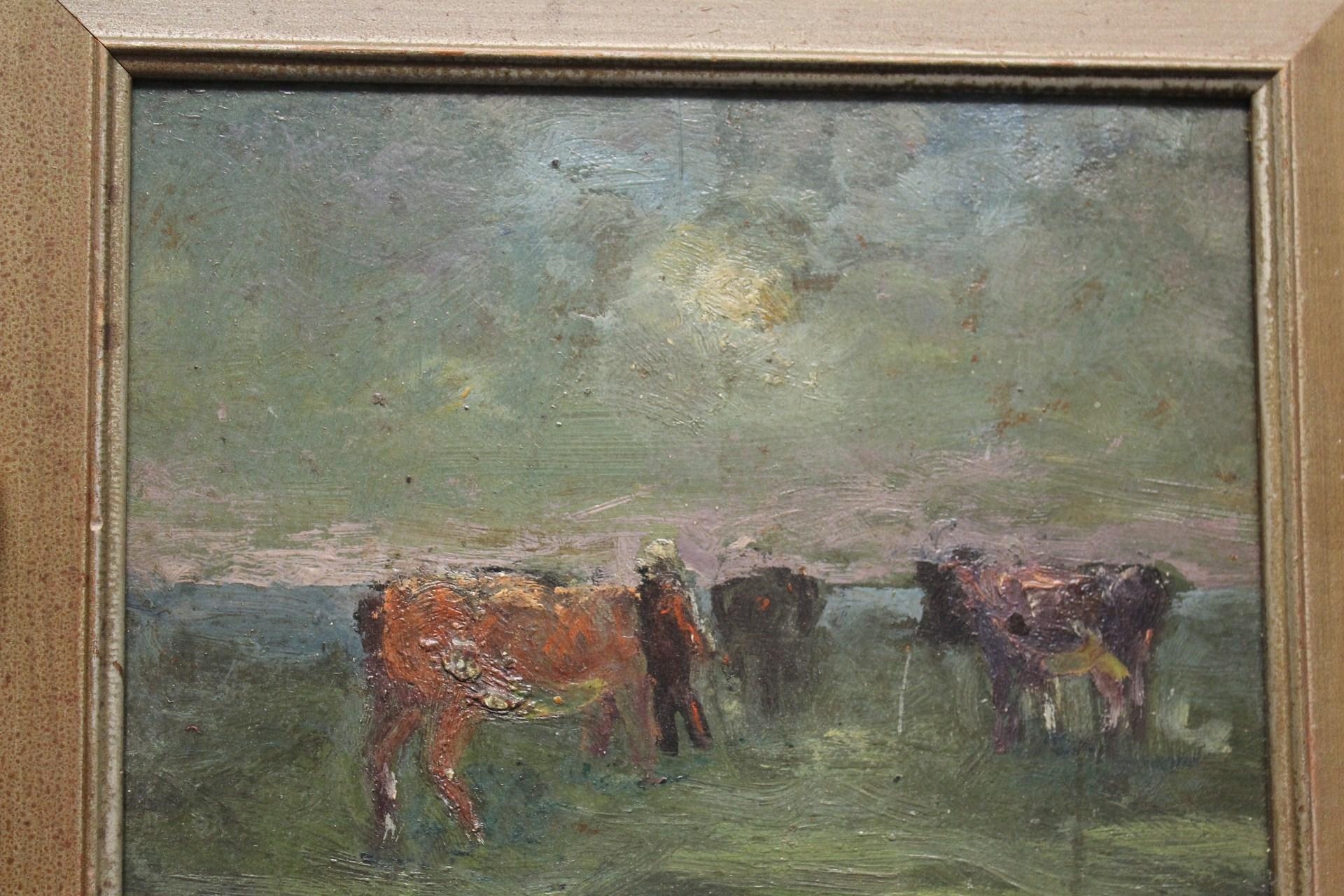 Samuel Pratt | A Small Samuel Pratt Oil on Masonite Painting | MutualArt