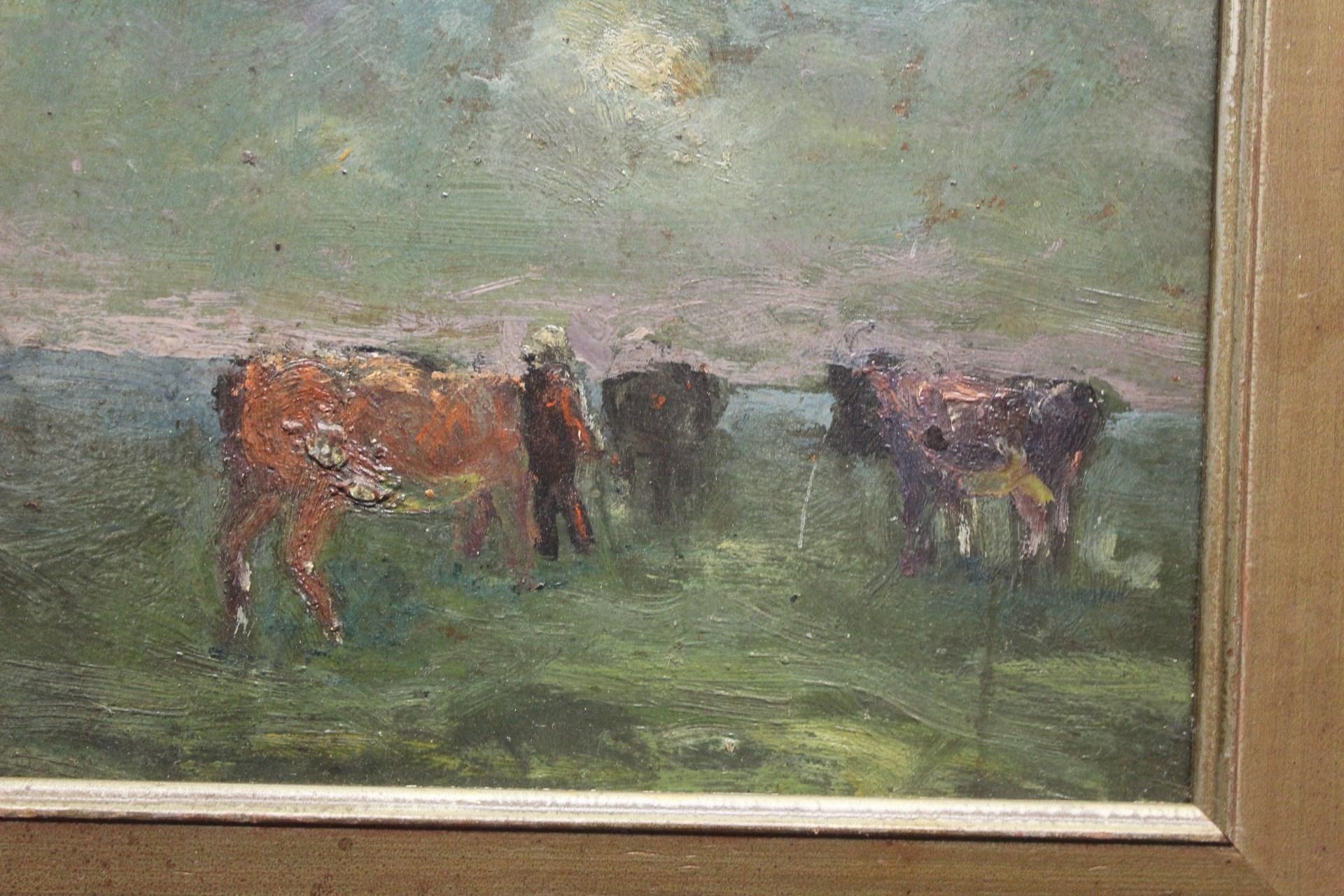 Samuel Pratt | A Small Samuel Pratt Oil on Masonite Painting | MutualArt