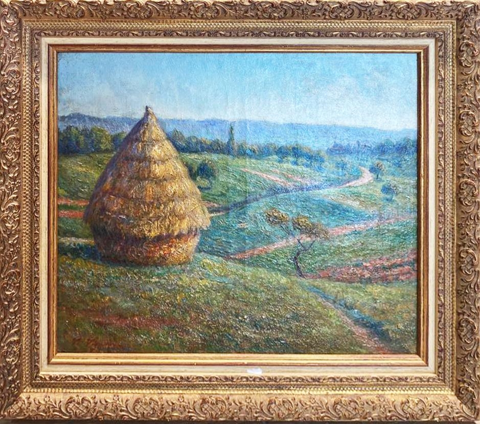 Victor Alfred Paul Vignon | Millstone in the countryside (1847 - 1909 ...
