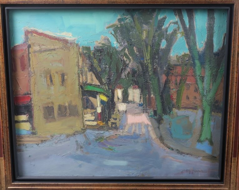 Jean Perret | Huile sur toile signée en bas à droite H | MutualArt