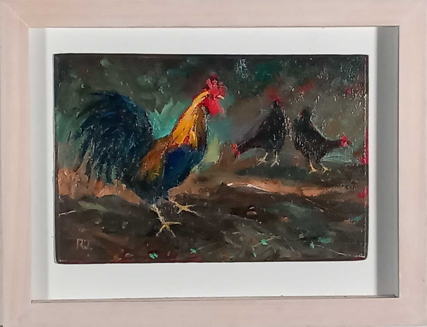 Robert Jones | Robert JONES (British b. 1943) Cockerel & Hen III ...