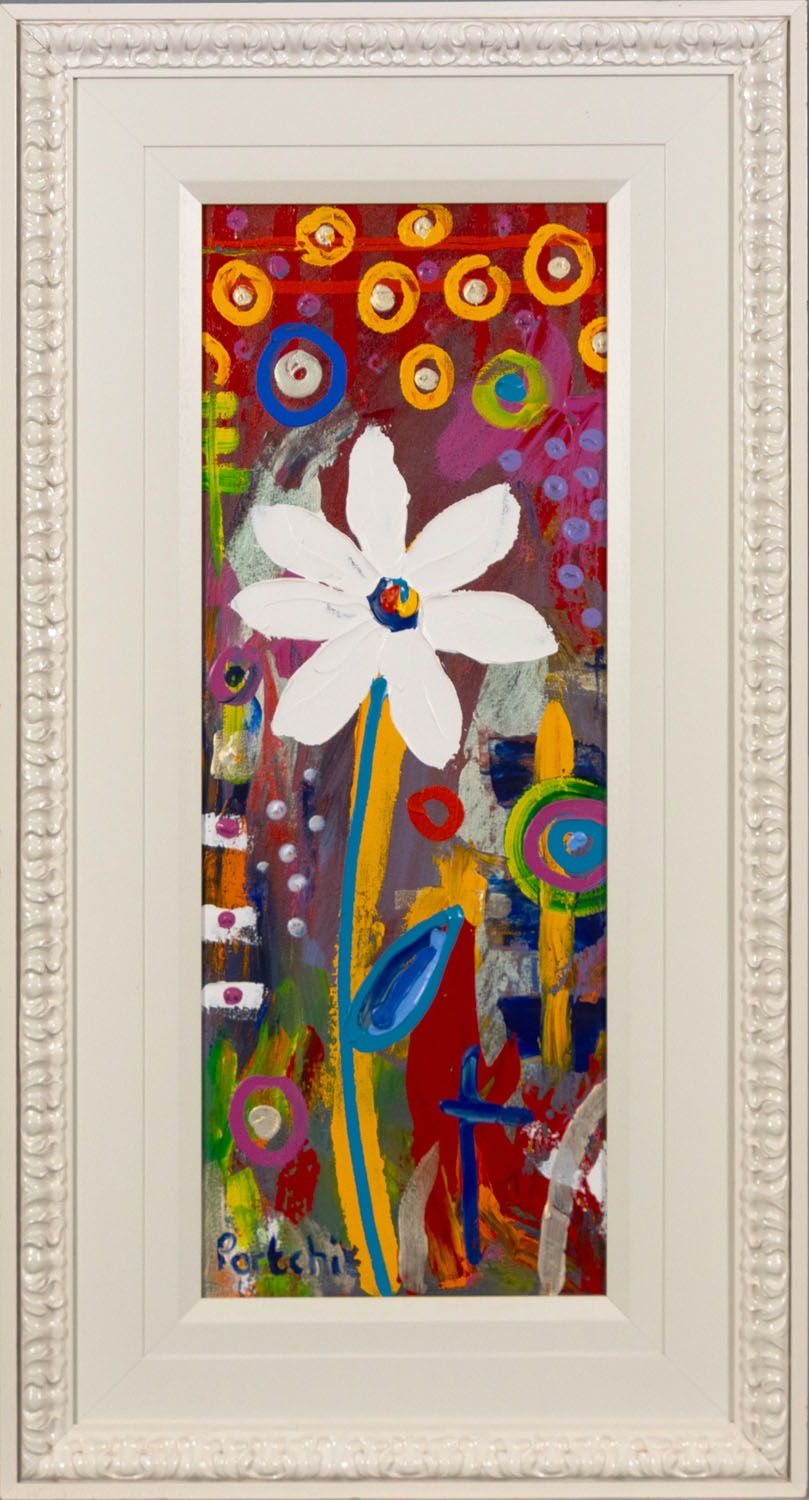 Portchie | depicting still life of flowers and abstract forms | MutualArt