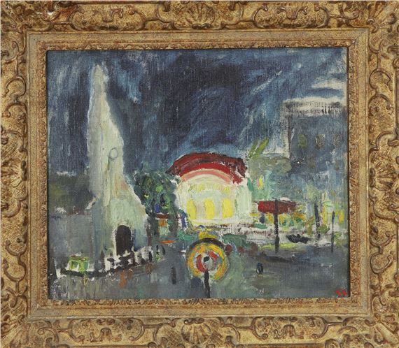 Pierre Tal-Coat | Vue de ville la nuit | MutualArt