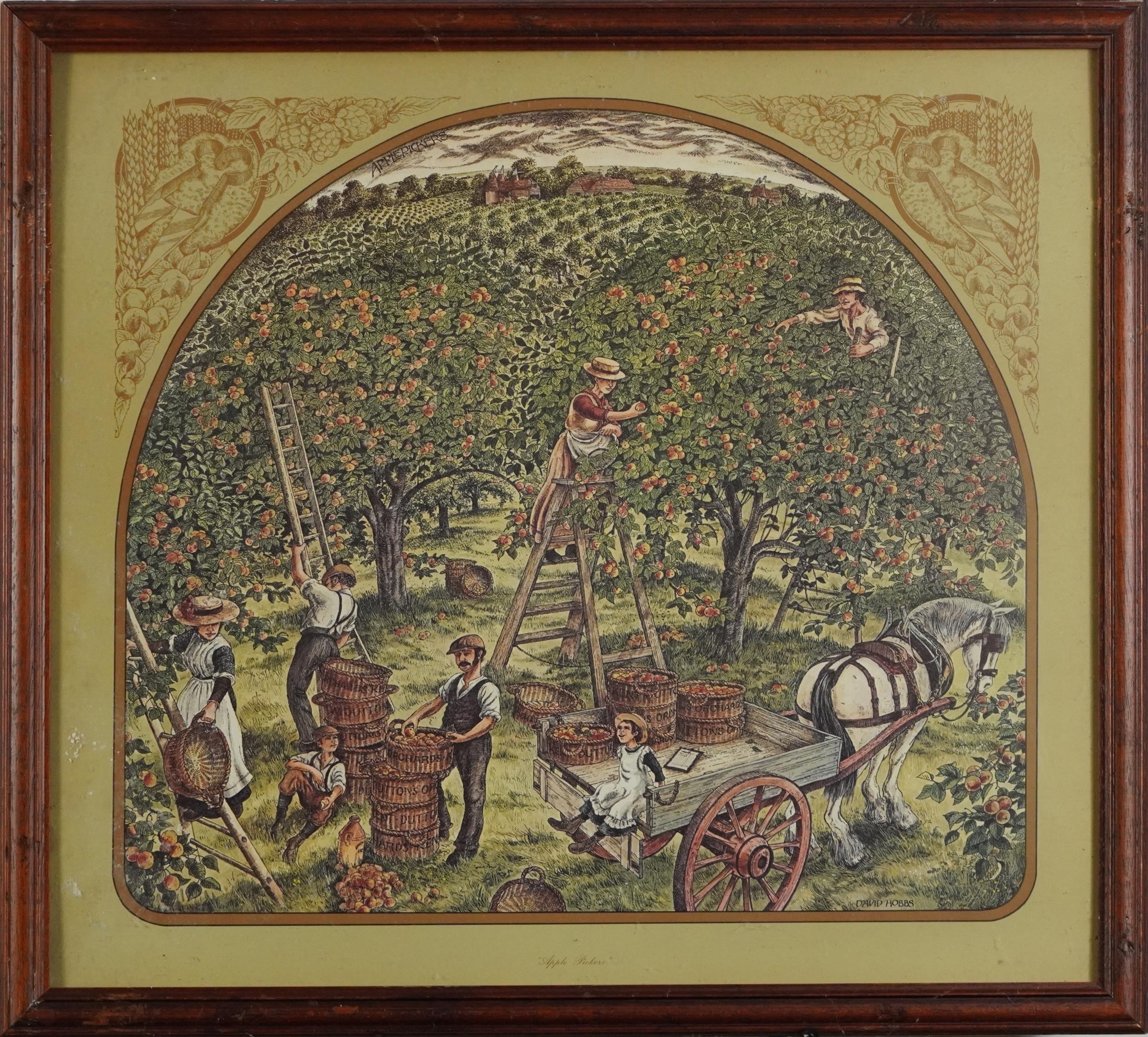 David Hobbs | Cockney Hoppers and Apple Pickers | MutualArt