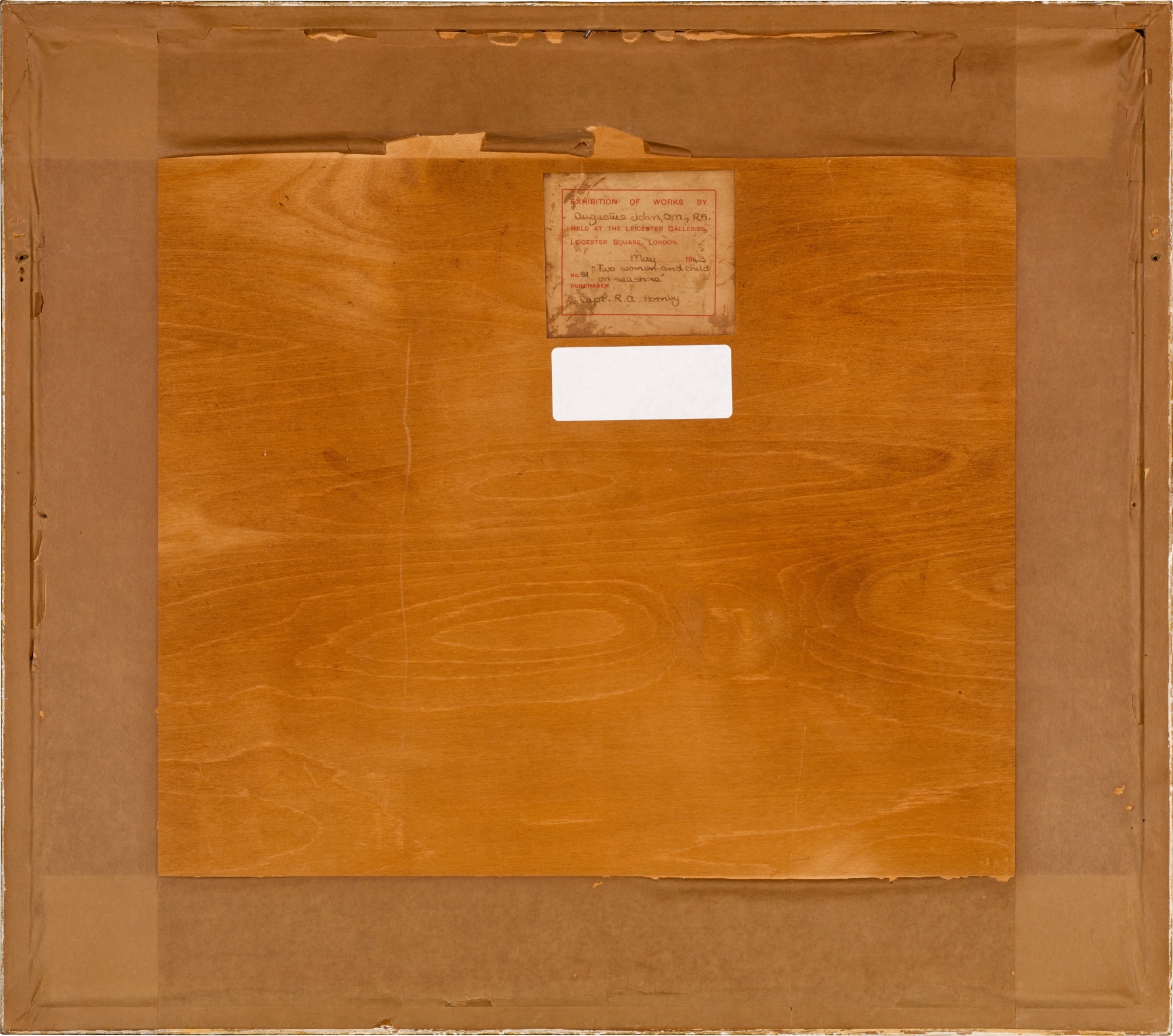 Augustus Edwin John | Two Women and Child on Seashore (Circa 1906 ...