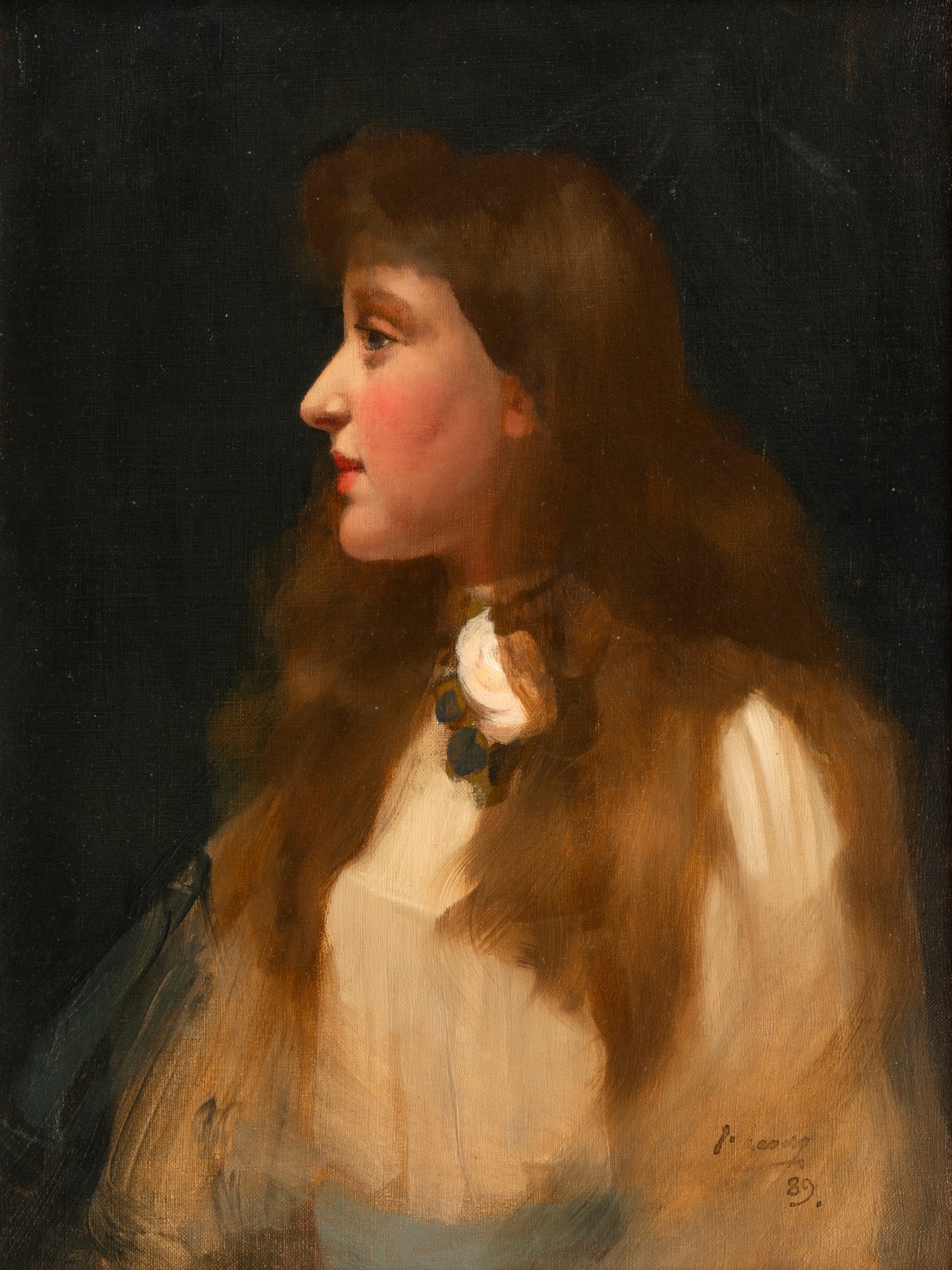 John Lavery | Portrait of Margaret Jean Fairlie Dunn | MutualArt