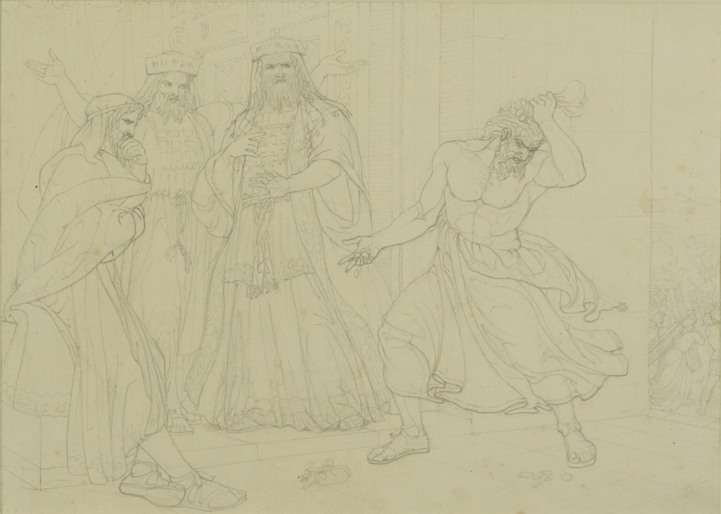 William Frederick Woodington | Bearded figures wearing robes | MutualArt