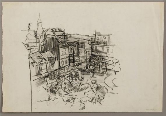 Karl Tratt | Altstadtszene Frankfurt (Circa 1930) | MutualArt