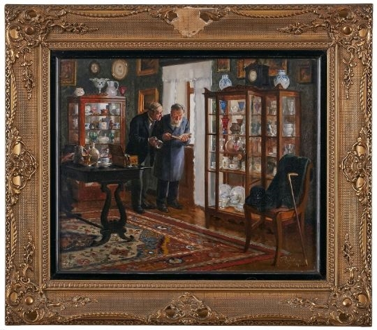 Adolf Reich | IM KÜNSTLERATELIER (IN THE ARTIST'S STUDIO) | MutualArt