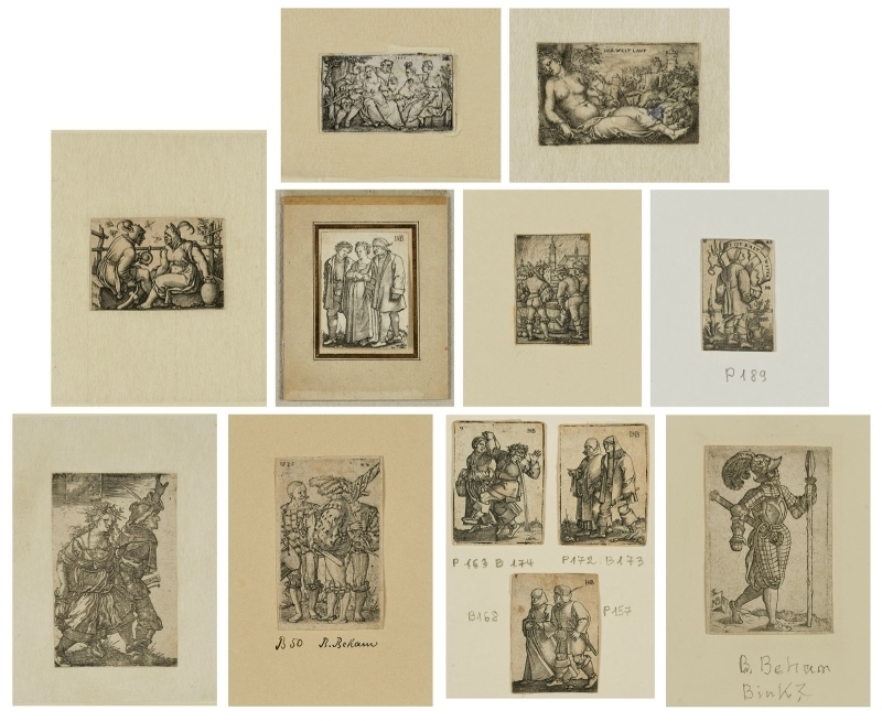 Hans Sebald Beham | 2 works: Peasant Woman Going to the Market (1520 ...