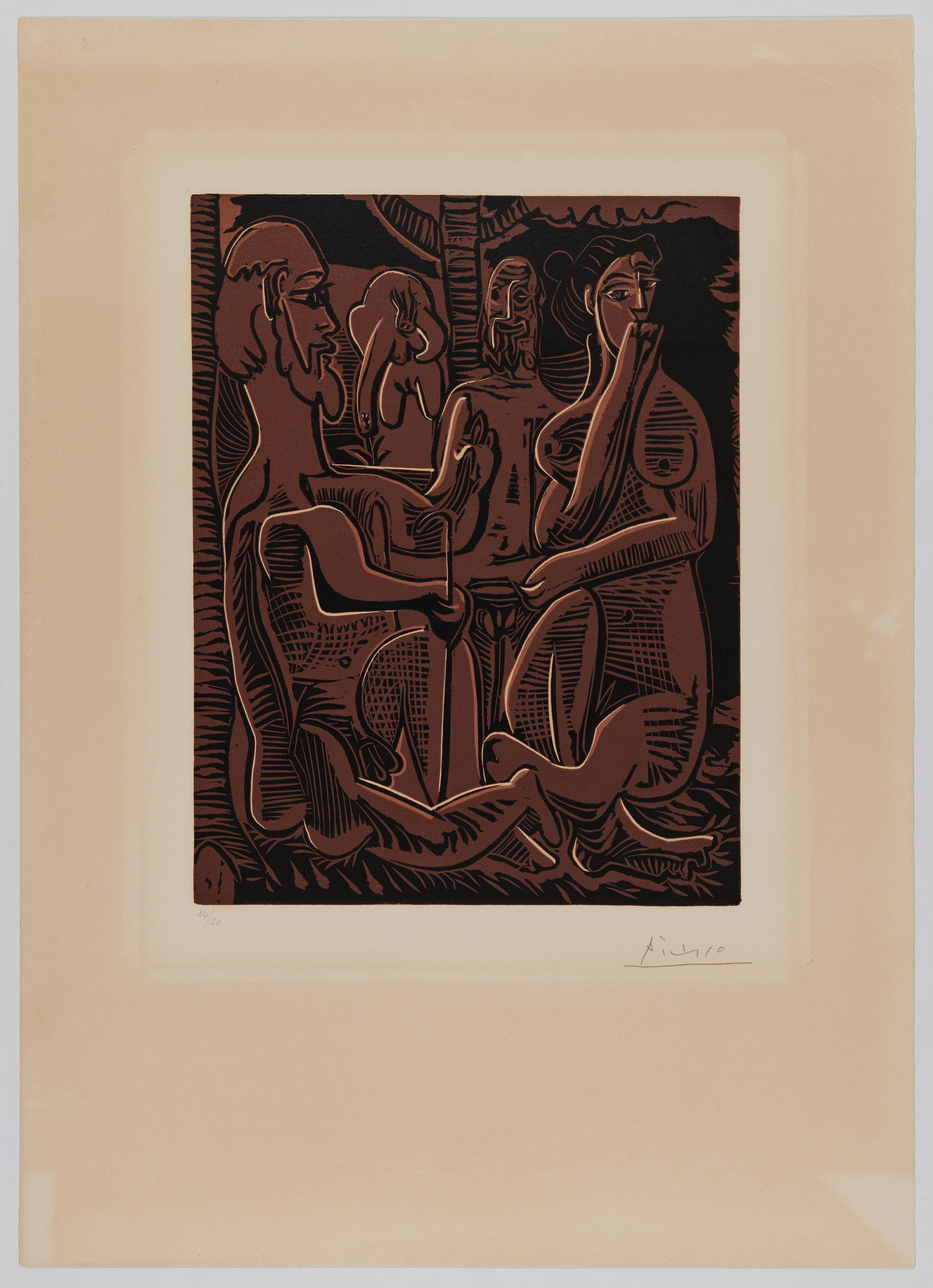 Pablo Picasso | Petit Déjeuner sur l'Herbe (D'Après Manet). (1962 ...