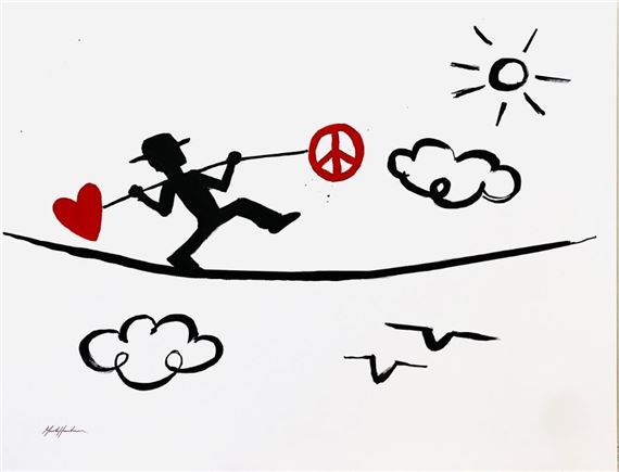 Mark Hanham | Original Mark Hanham - Love And Peace | MutualArt