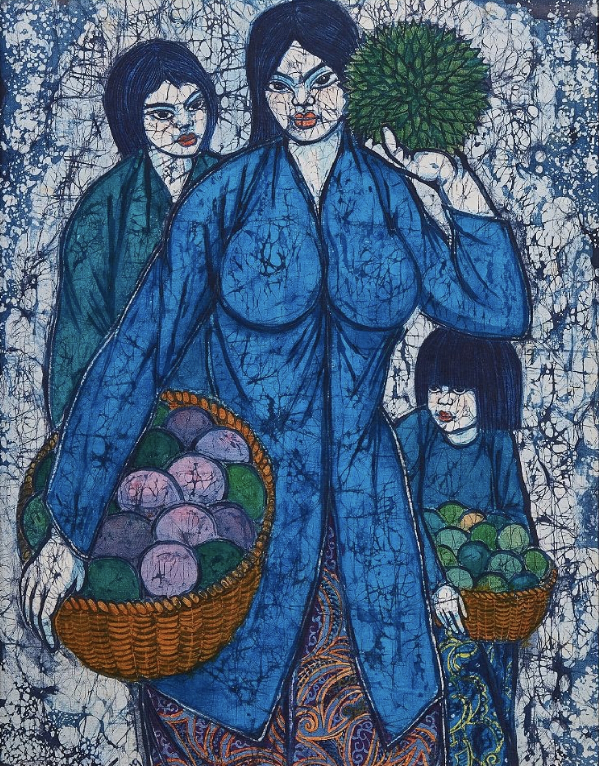 Chuah Thean Teng | Mother and Children (1970) | MutualArt