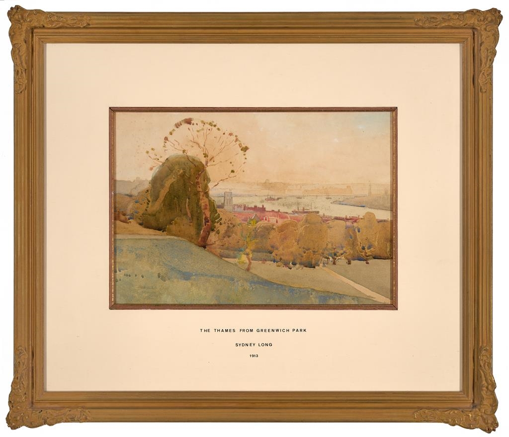 Sydney Long | The Thames from Greenwich Park (1913) | MutualArt