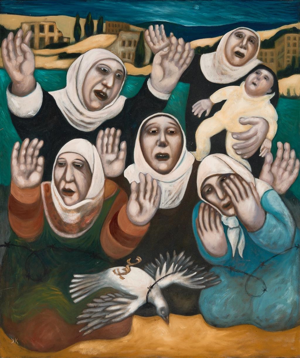 Kay Singleton Keller | Harvesting the Grapes of Wrath, Lebanon (1996 ...