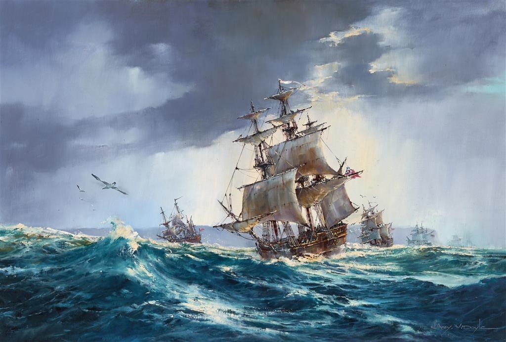 D'Arcy Doyle | The Arrival of the First Fleet 26.1., 1988 (1988) | MutualArt