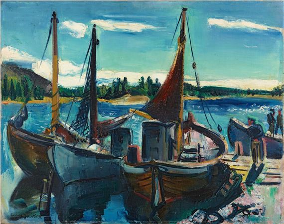 Rudolf Jacobi | Fischerboote | MutualArt